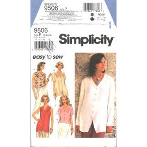 Simplicity Sewing Pattern Blouse - Etsy
