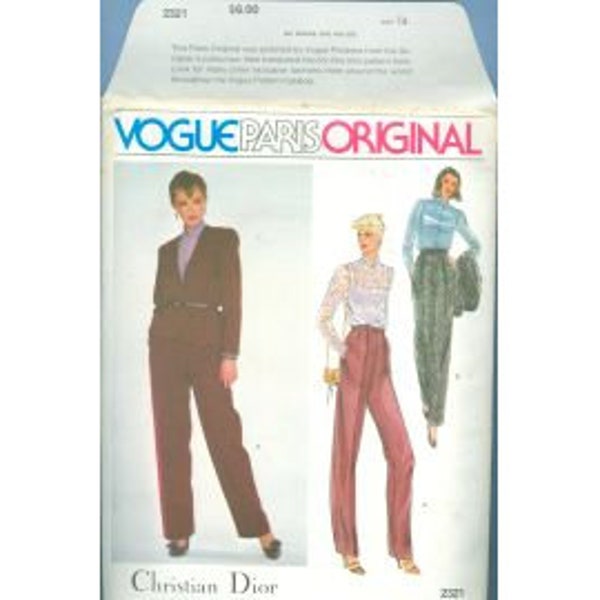 Vogue Christian Dior Patterns - Etsy