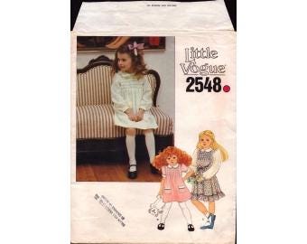 2009 Toddlers' Dress With Skirt Variations Uncut Factory Fold Size 1/2 ...