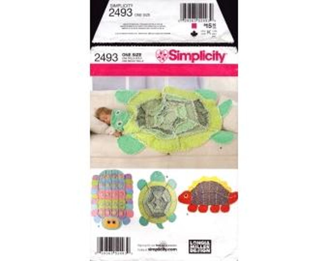 2010 Turtle Caterpillar Dinosaur Stegosaurus Rag Quilt Designer Longia ...