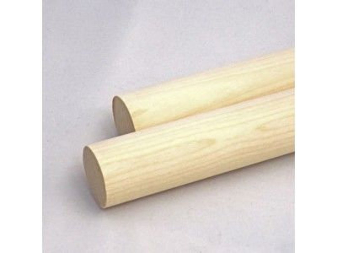 1'' X 36'' Wooden Birch/poplar Dowel (1) - Etsy