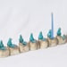 Menorah, Handmade Ceramic Menorah Pair of Tiny Love Birds on a Branch ...