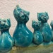 Cats Menorah. Hand Made Ceramics - Etsy