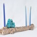 Menorah, Handmade Ceramic Menorah - Pair of Tiny Love Birds on a Branch ...