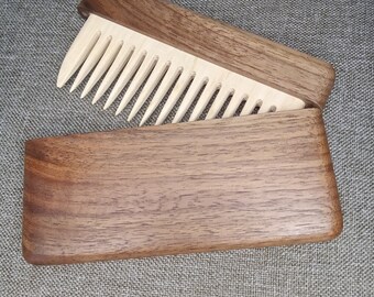 Comb in a Rosewood Case. Personal. Laser Engraving. Gift From - Etsy