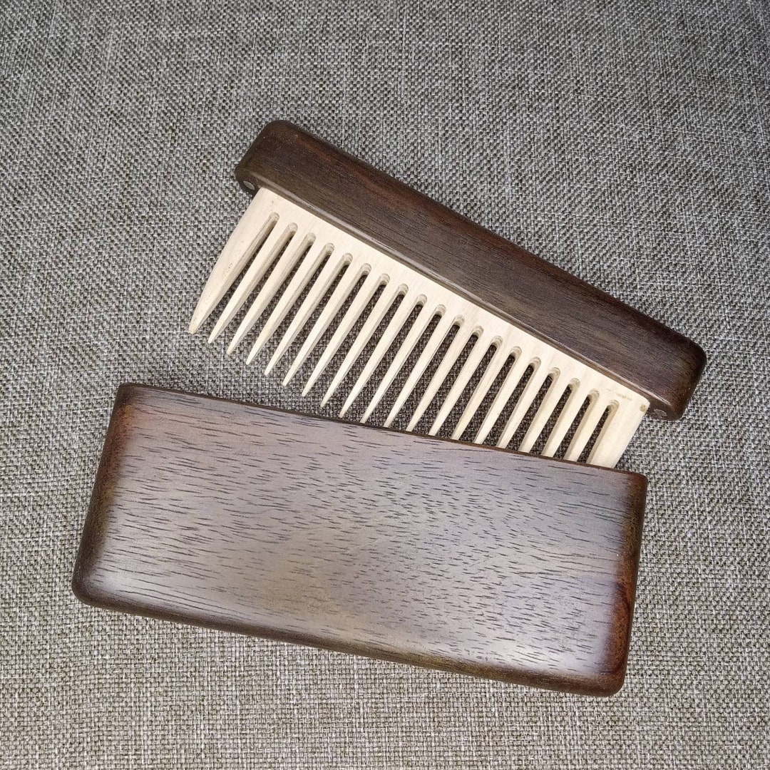 Comb in a Rosewood Case. Personal. Laser Engraving. Gift From Ukraine ...