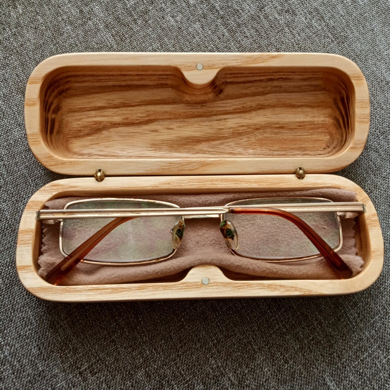 Wood Glasses Case - Etsy