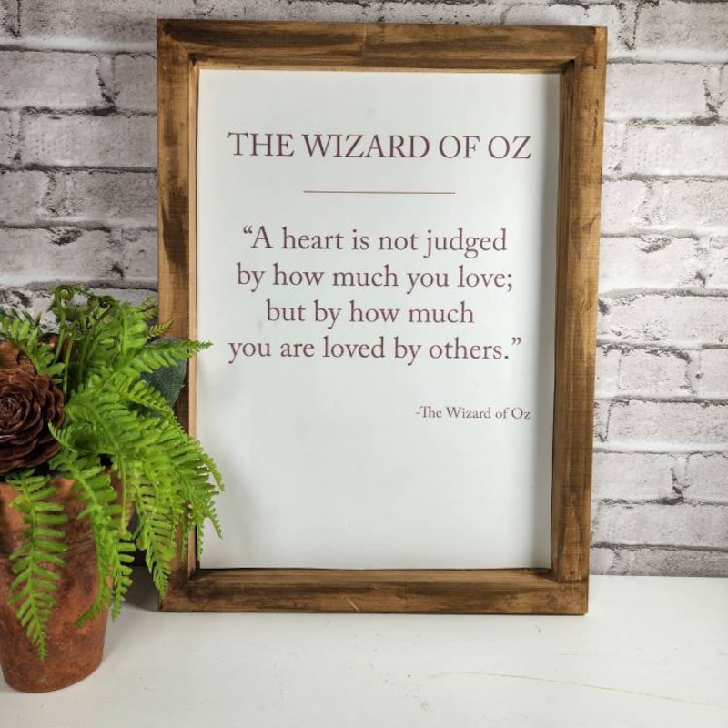 Wizard of Oz Quote - Etsy