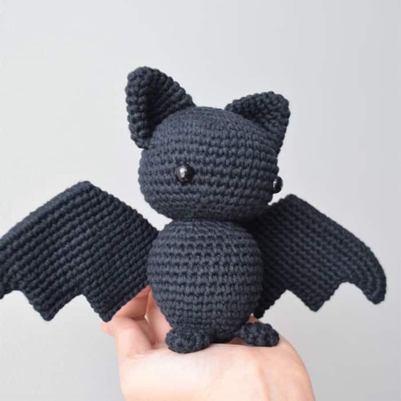Amigurumi Fruit Bat Crochet Pattern | Cuddly Vampire Bat Plush Toy ...