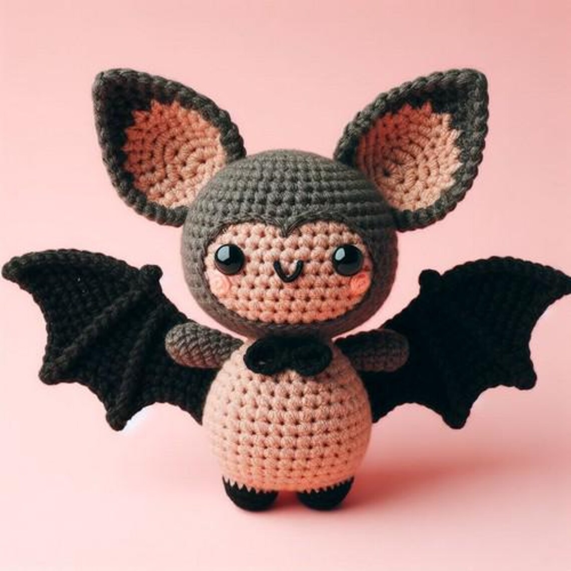 Amigurumi Fruit Bat Crochet Pattern | Cuddly Vampire Bat Plush Toy ...