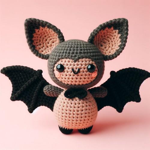 Amigurumi Fruit Bat Crochet Pattern | Cuddly Vampire Bat Plush Toy ...