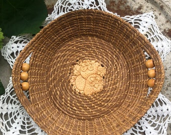 Pine Needle Basket - Etsy