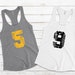 Baseball Numbers Tank Top, Custom Baseball Shirt, Personalized Baseball ...