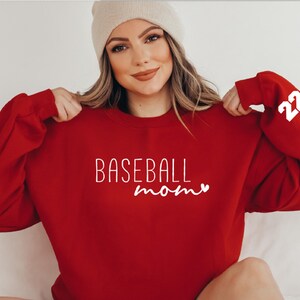 Baseball Mom Sweatshirt, Baseball Mom Sweater, Baseball Mama Shirt ...