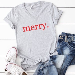 Merry Shirt, Christmas Shirt, Merry Christmas Shirt,holiday Shirt,cute ...