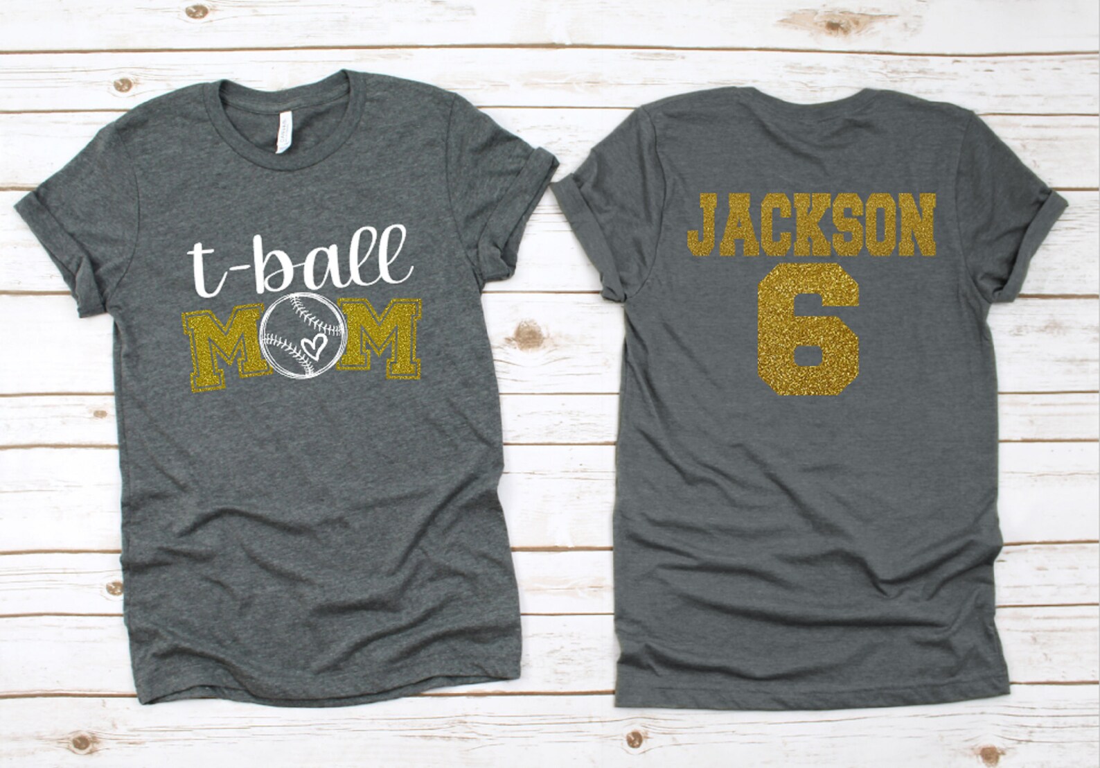 Glitter T-ball Shirts Tball Mom Shirts Cute T-ball Shirts Baseball ...