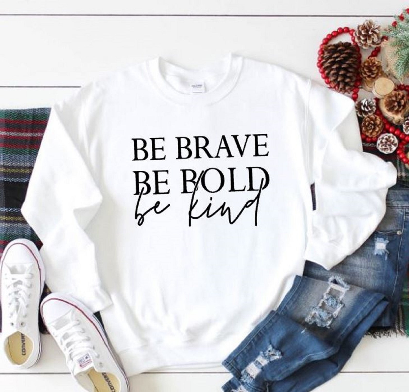 Be Kind Sweatshirt for Women 12 Colors Available - Etsy