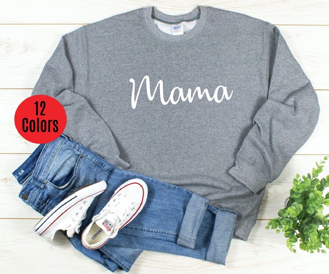 Mama Shirt // Mama Sweatshirt // Mom Life // Mom Graphic Tee // Mom ...