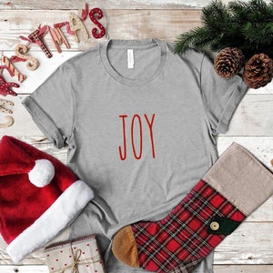Statement Christmas Tee, Christmas Shirt,christmas T-shirts, Joy ...