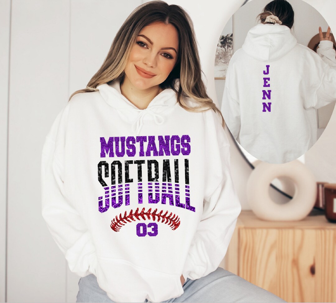 Custom Softball Mom Sweatshirt Personalized Softball Gift for Mom ...