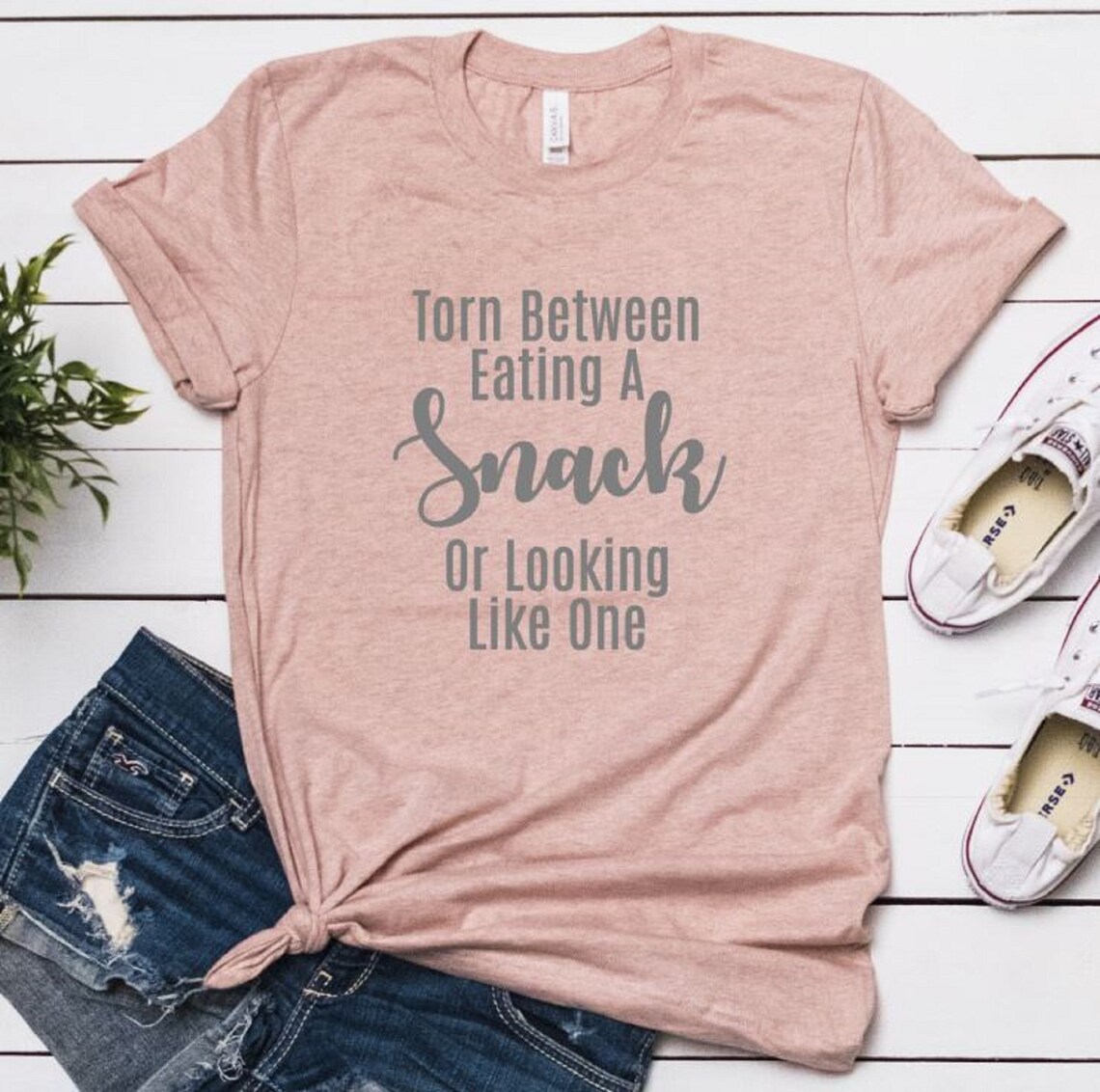 Torn Between Looking Like A Snack and Eating One Funny Shirts - Etsy