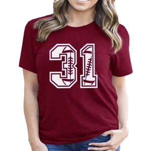 Football Number Shirt, Custom Football Shirt, Personalized Football T ...