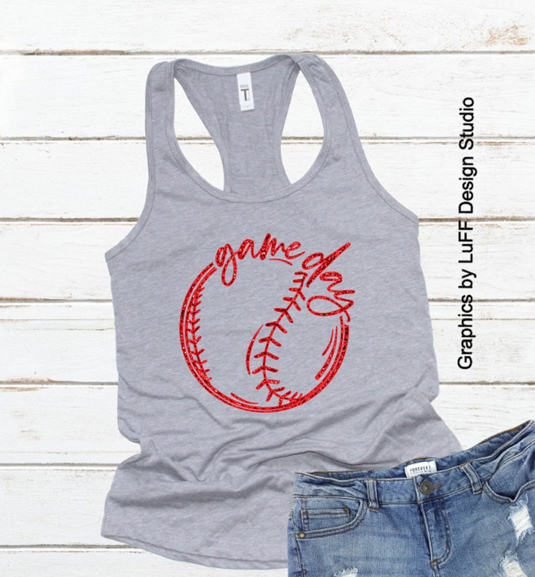 Baseball Tank Tops - Baseball Shirts - Baseball Game Day Tank Top ...