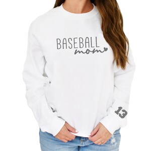 Baseball Mom Sweatshirt, Baseball Mom Sweater, Baseball Mama Shirt ...
