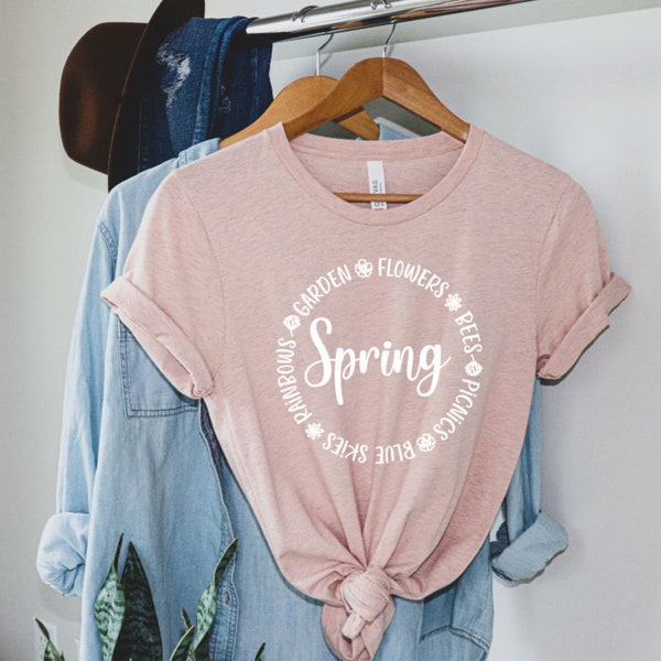 Hello Spring Shirt - Etsy