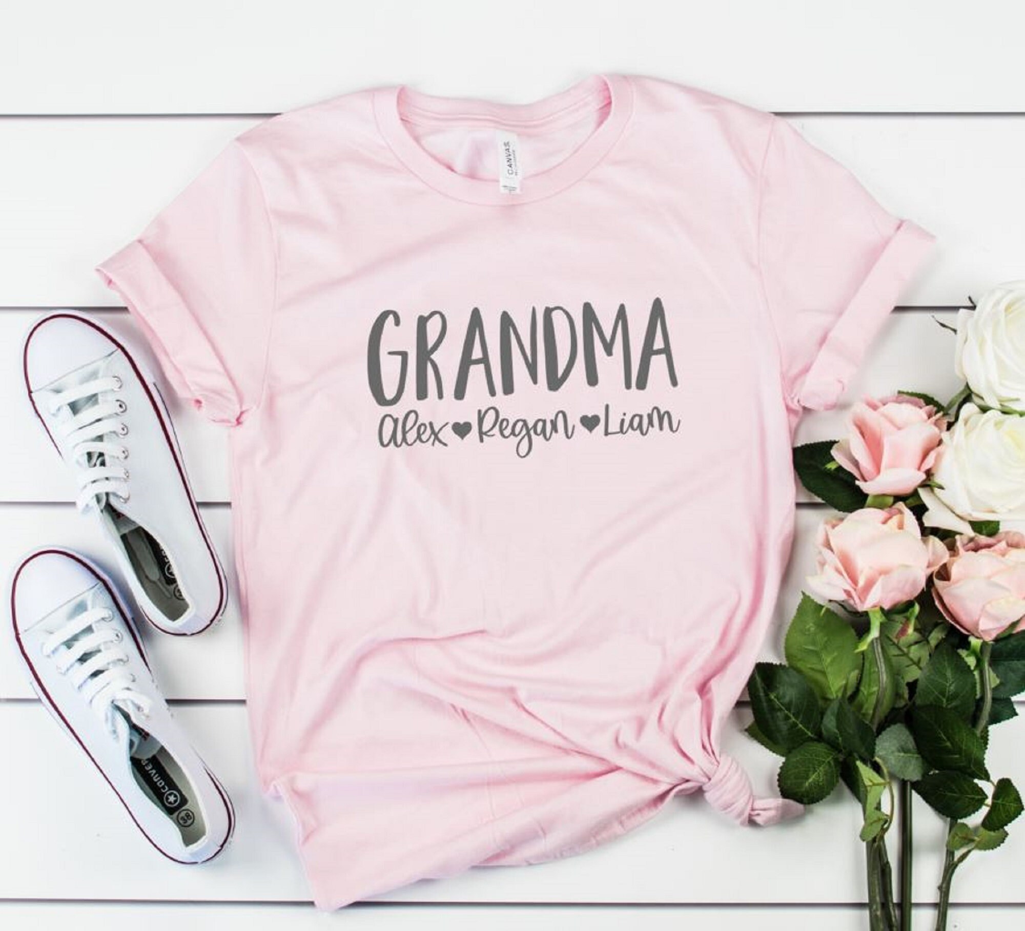 Best Grandma Ever Shirt Grandma Shirt Promoted to Grandma | Etsy