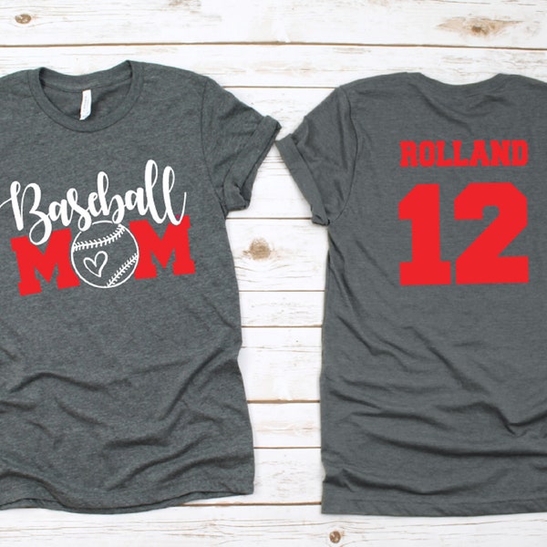 Baseball Mom Shirts - Etsy