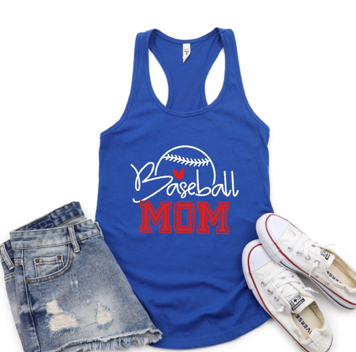 Baseball Mom Tank, Baseball Mom Shirt, Baseball Mama Personalized ...