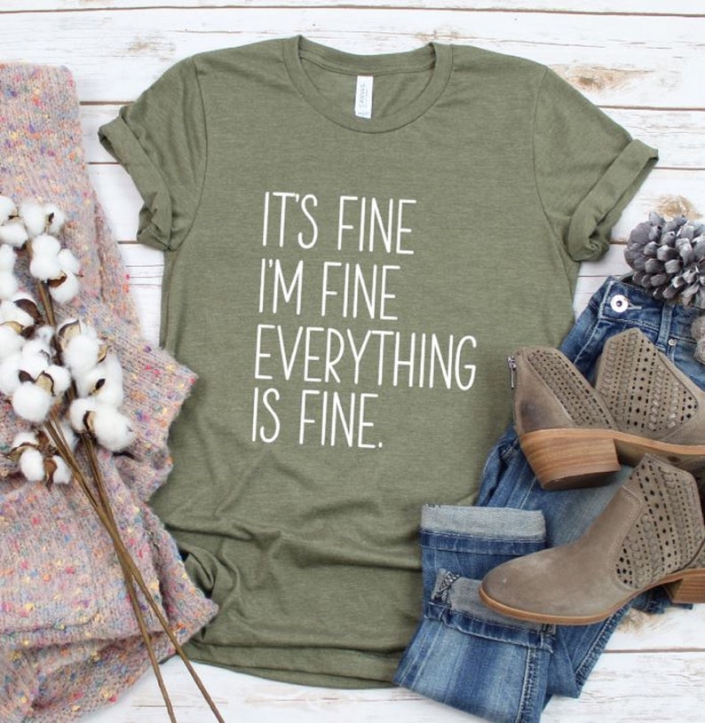 It's Fine I'm Fine He's Fine She Fine - Etsy
