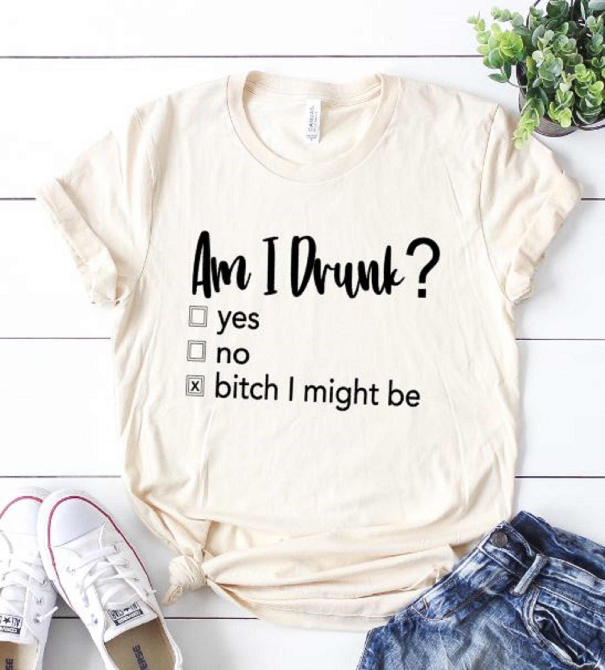Drinking Shirt/drunk T Shirts/ Bachelorette Shirts/ Am I Drunk | Etsy