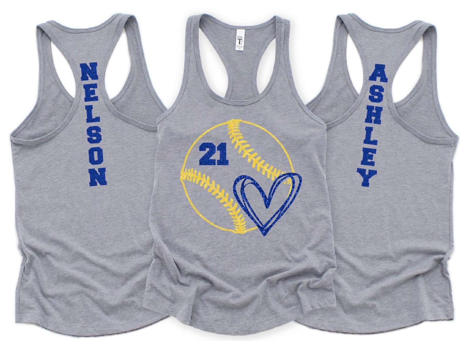 Custom Softball Tank Top for Women, Softball Mom Shirt, Custom Softball ...