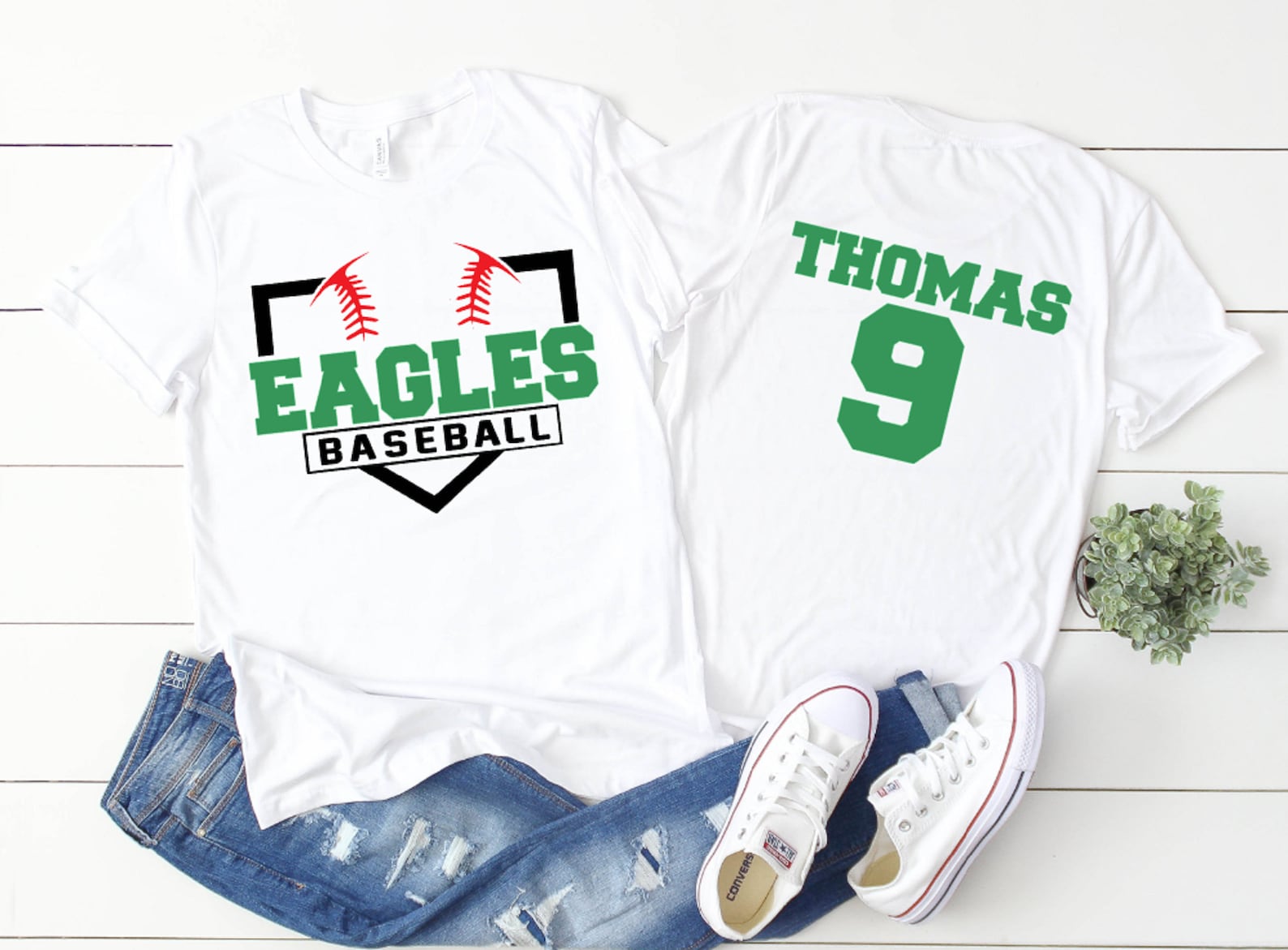 Custom Your Team Name Baseball Home Plate Design Shirt T-shirt Baseball ...
