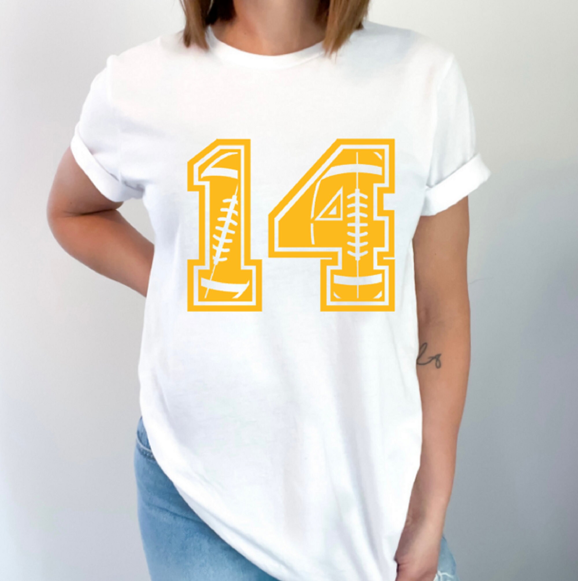 Football Number Shirt, Custom Football Shirt, Personalized Football T ...