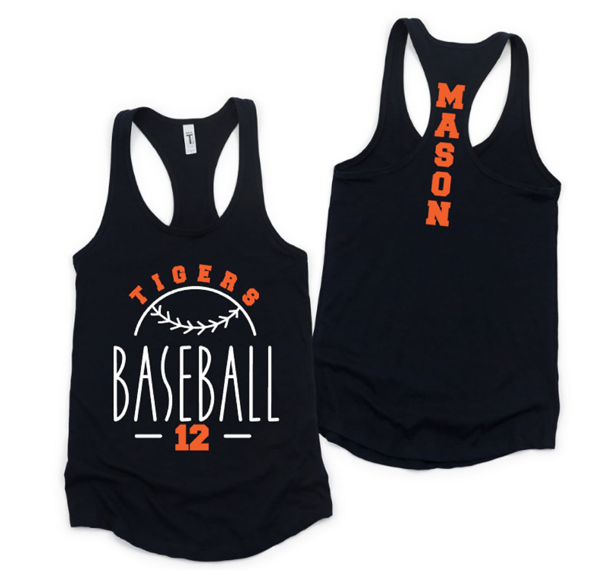 Custom Baseball Team Name Baseball Shirt Personalized Baseball Tank Top ...