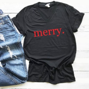 Merry Shirt, Christmas Shirt, Merry Christmas Shirt,holiday Shirt,cute ...