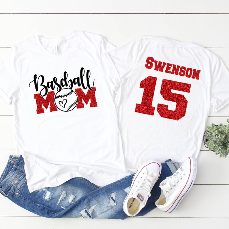 Baseball Mom Shirt - Etsy