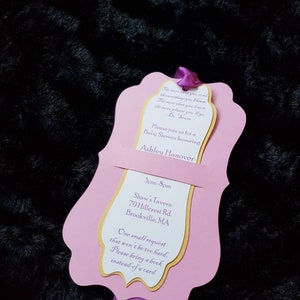 VINTAGE CHAPTERS Bookmark Invitation - Etsy