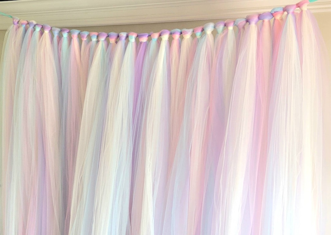 Tulle Backdrop (multicolor- Unicorn, Pastels) - Etsy