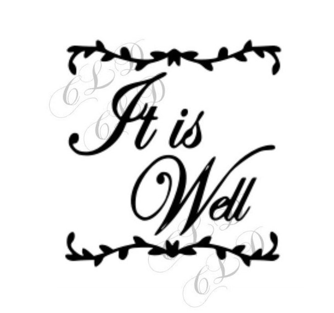 It is Well SVG - Etsy