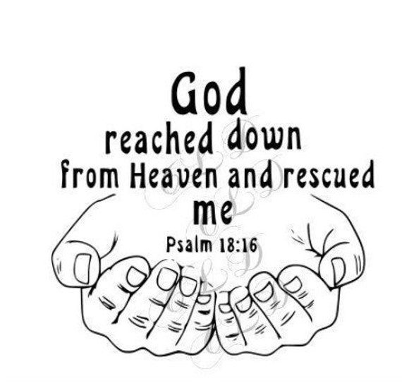 Gods Hand Reaching Down