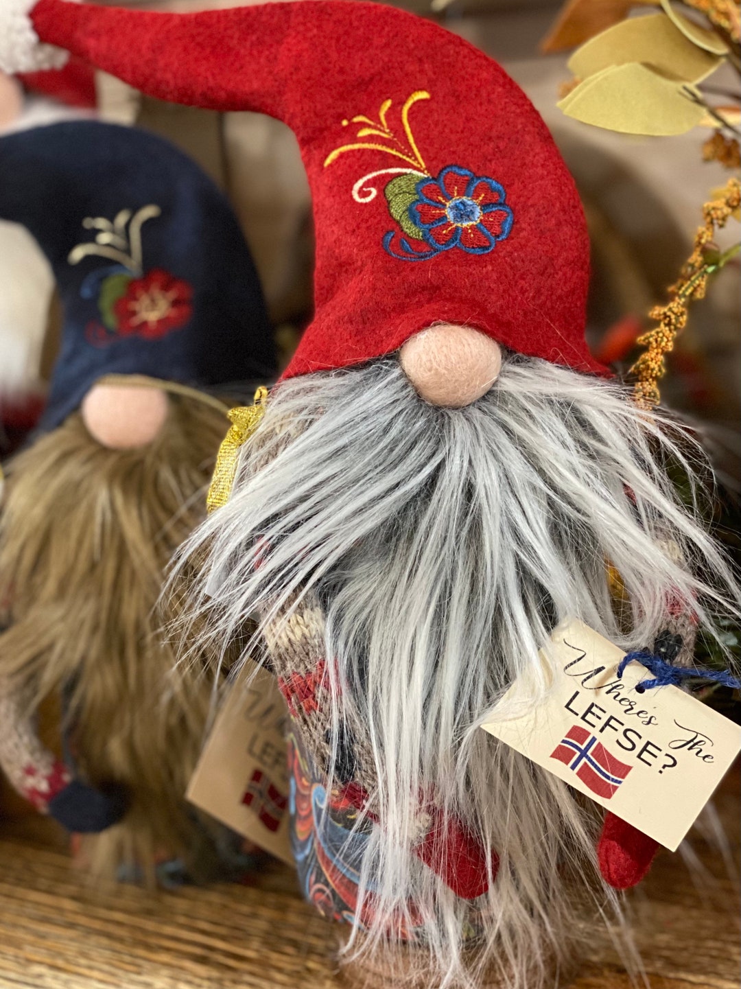 Wheres the Lefse Scandinavian Gnome - Etsy