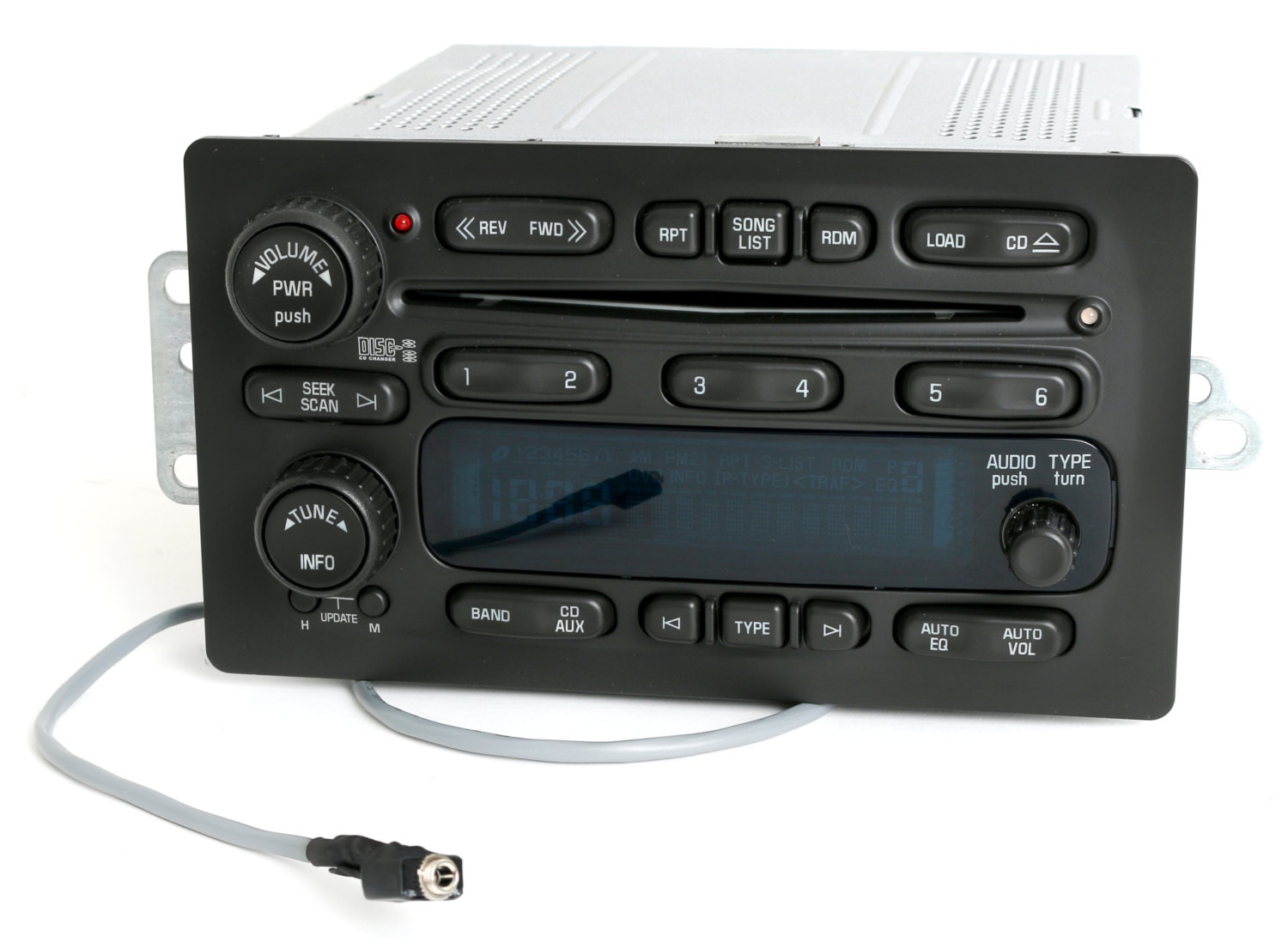 Chevy 2005 to 09 Truck 6 Disc CD Player Radio W Aux Input Delco Part ...