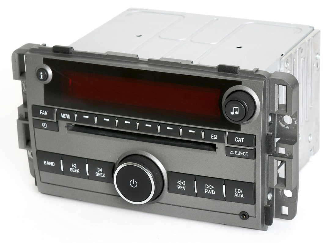 Saturn 2009 Vue Gray Radio Am Fm CD Player With Bluetooth Music Upgrade ...