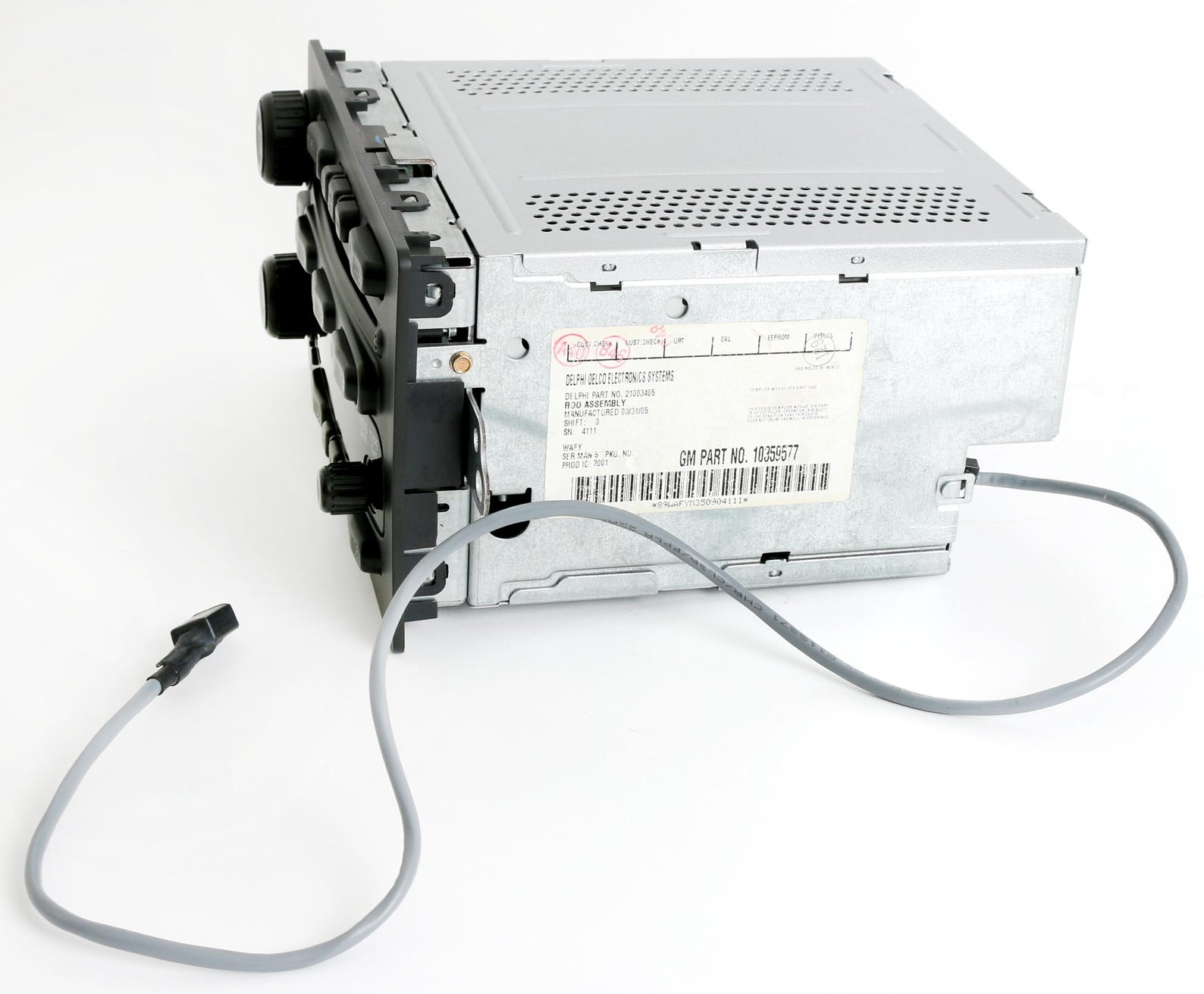 Chevy 2005-09 Truck 6 Disc CD Player Radio Modified With Aux Input ...