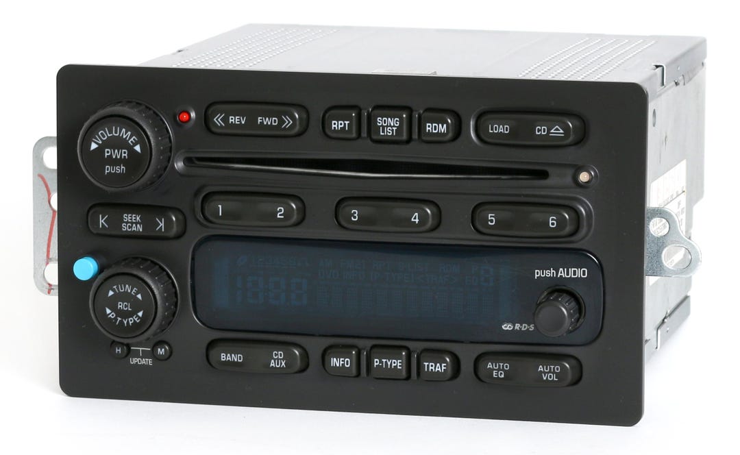 Gmc Chevy Truck 2005-09 AM FM 6 Disc CD Radio Upgraded W Bluetooth ...