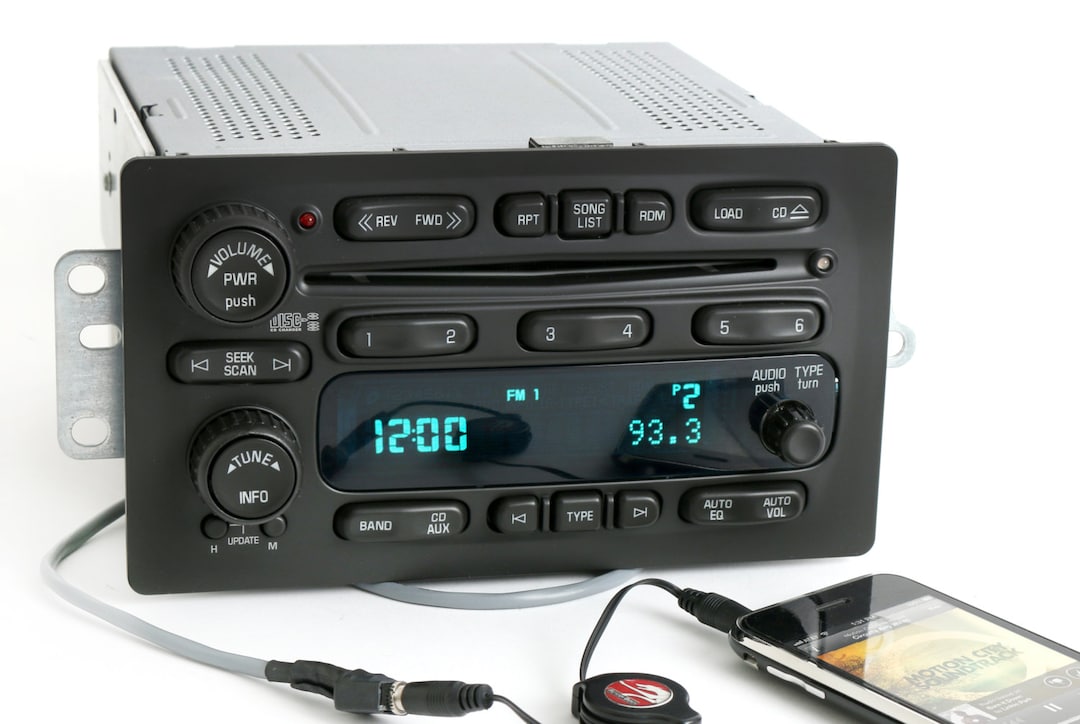 Chevy 2005 to 09 Truck 6 Disc CD Player Radio W Aux Input - Delco Part ...